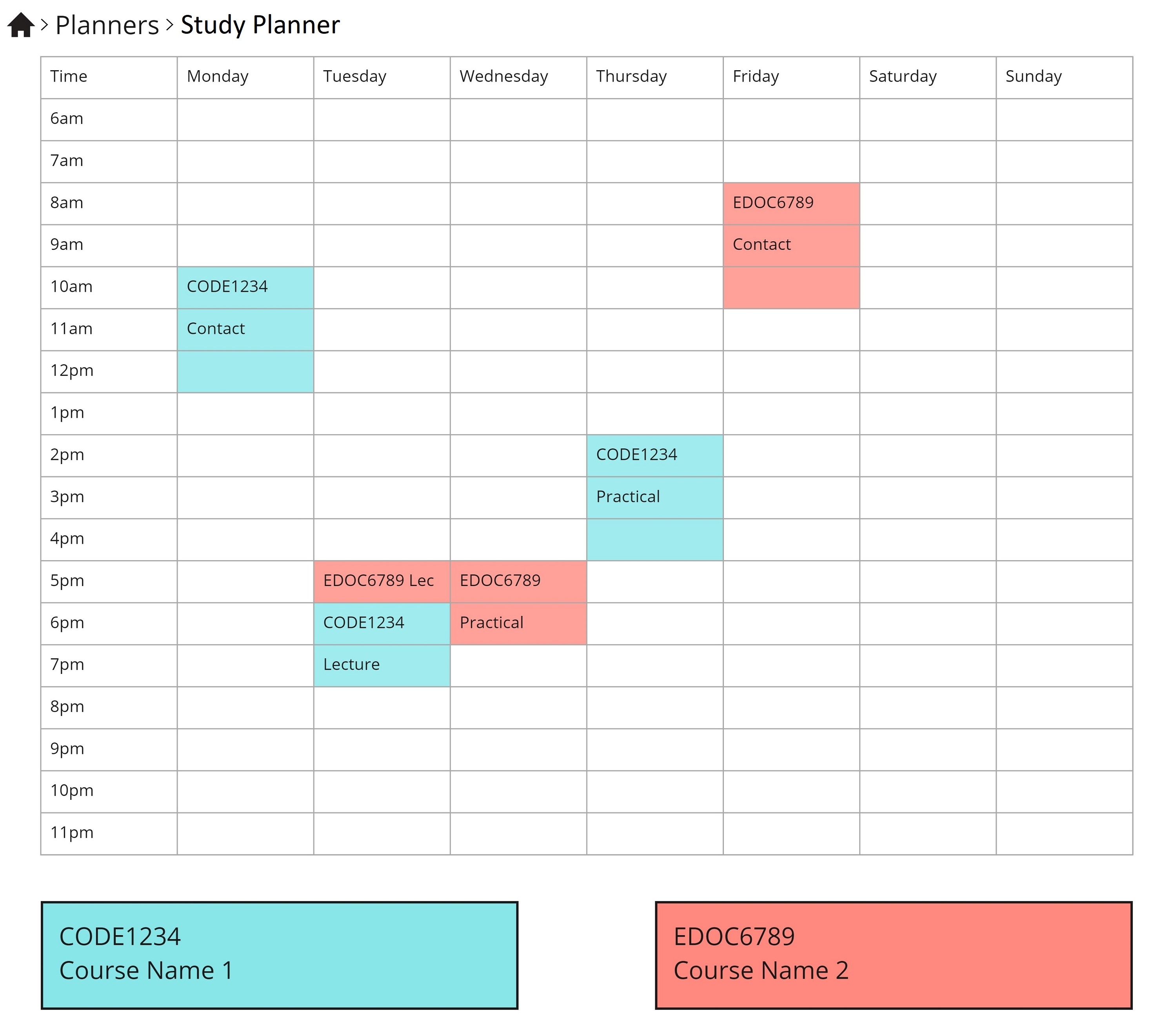UniCentral | Planners